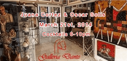 Juana Cortez & Oscar Solis at Galleria Dante